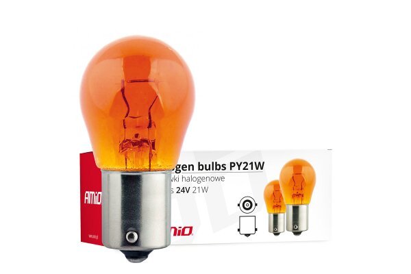 Halogene sijalice PY21W BA15s 24V 21W AMBER 10 kom. (E8)