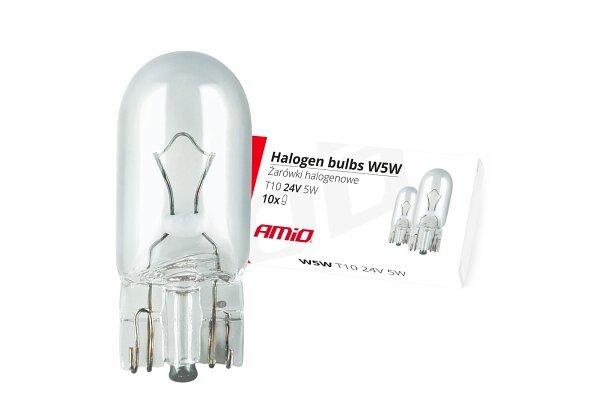 Halogene sijalice W5W T10 5W W2.1x9.5d 24V 10 kom. (E8)