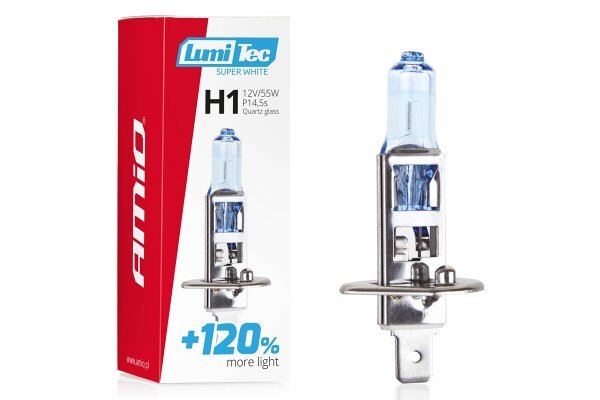 Halogena sijalica H1 12V 55W LumiTec Super White + 120%