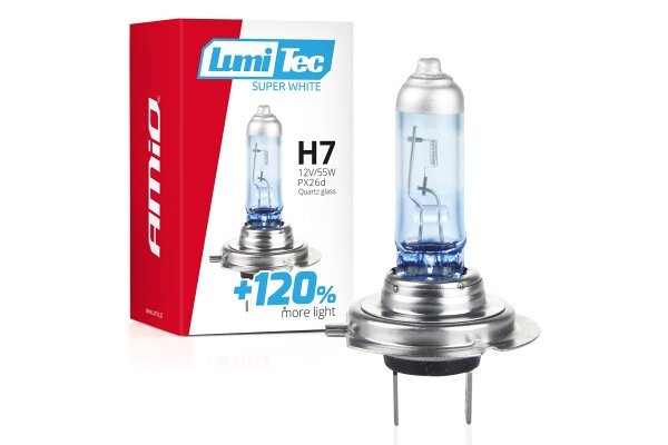 Halogena sijalica H7 12V 55W LumiTec Super White + 120%