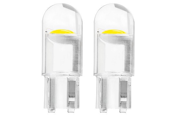 LED STANDARD T10 W5W COB HPC 12V prozirno bijela