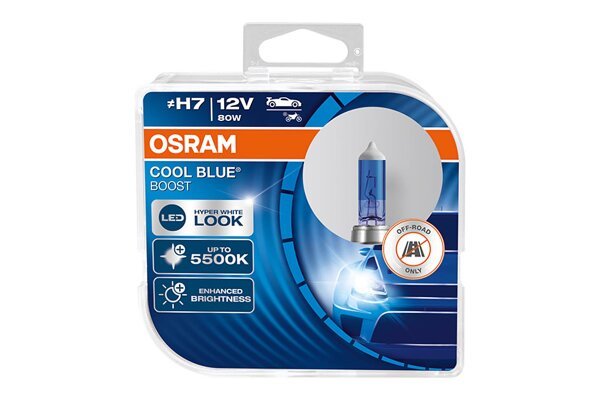 Halogena lampa Osram H7 12V 80W PX26d Cool Blue Boost 5500K / 2 kom.