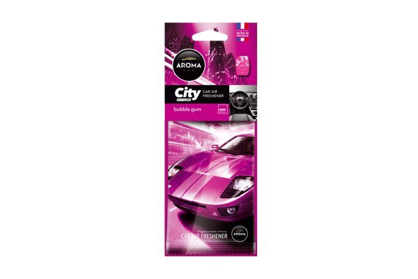 Osvježivač zraka AROMA CAR CITY CARD BUBBLE GUM