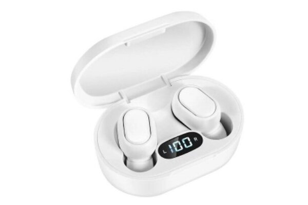 Bežične Bluetooth slušalice E7S, bijele