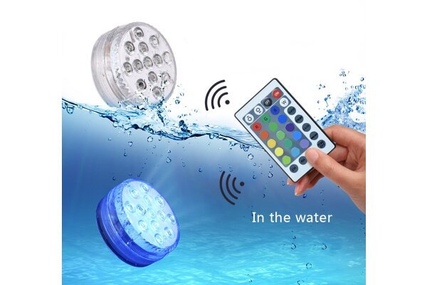 LED svjetiljka za vodu, daljinski upravljač