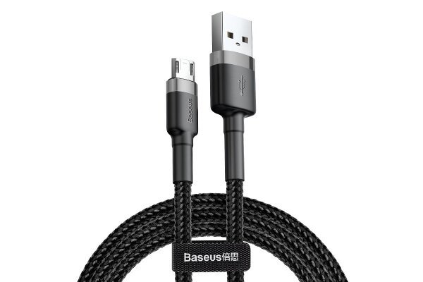 Kabel USB na Micro USB sivo-crni Cafule 1.5A 200 cm BASEUS