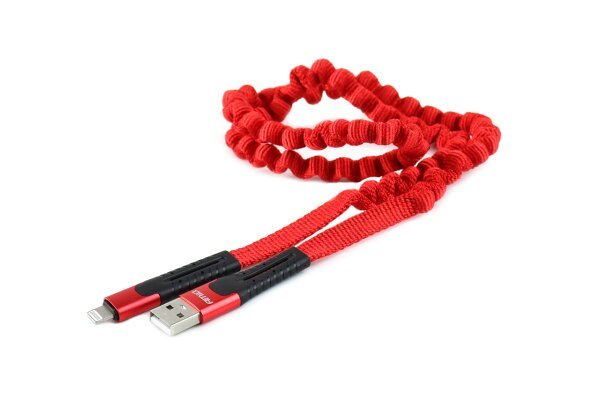 USB kabel sa oprugom + Apple lightning 120cm FullLINK UC-13