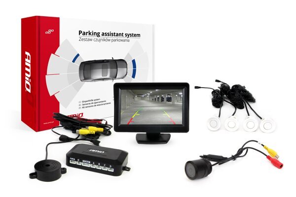 Set parking senzora TFT01 4.3" sa HD-301-IR kamerom 4 bijela senzora