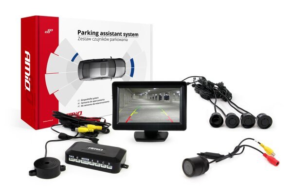 Set parking senzora TFT01 4.3" sa kamerom HD-301-IR 4 crna senzora