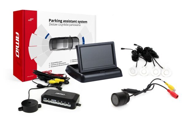 Set parking senzora TFT02 4.3" sa HD-301-IR kamerom 4 bijela senzora