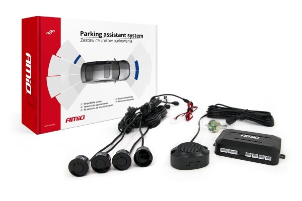 Parking senzori, rikverc Buzzer 4 crna senzora