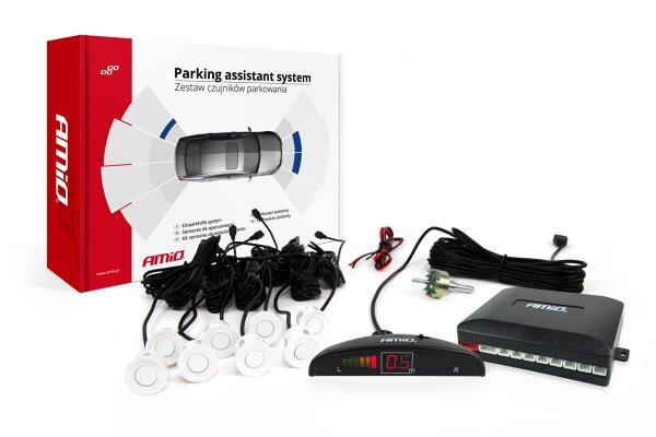 Parking senzor, LED za vožnju unazad, 8 bijelih senzora