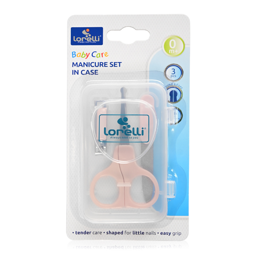 LORELLI BABY SET ZA NEGU NOKTIJU U KUTIJICI - PINK