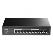 CUDY GS1010PE 10-Port Gigabit PoE+ Switch