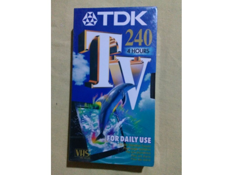 TDK 240, VHS, nova