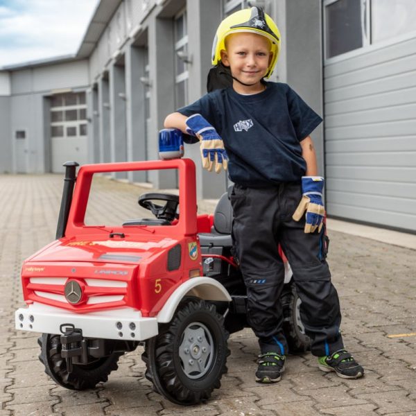 Kamion vatrogasac na pedale MB Unimog rolly toys