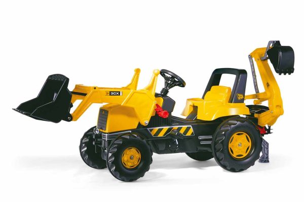 Traktor JCB sa prednjom i zadnjom kašikom Rolly Toys