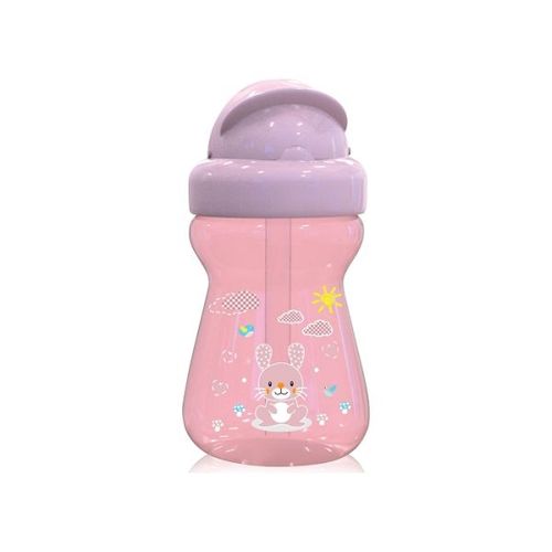 Lorelli Mini Sportska Flašica Sa Slamčicom 6+ Animals Blush Pink