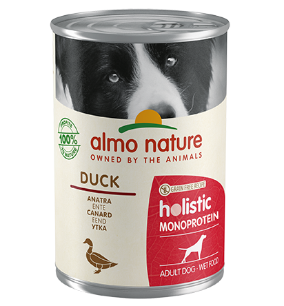 Almo Nature Dog Holistic Monoprotein pačetina konzerva 400g