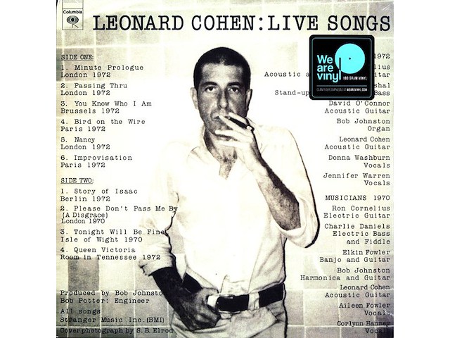 Leonard Cohen – Live Songs