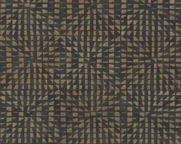 A.S. CRÉATION WALLPAPER «GRAPHICS, BLACK, COPPER, GOLD, METALLIC» 383522