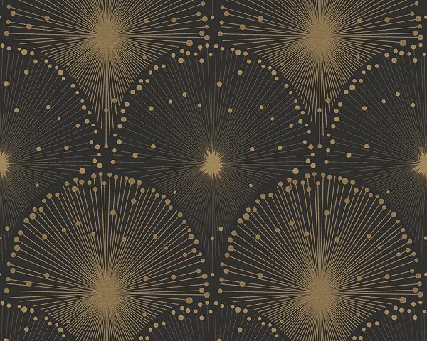 A.S. CRÉATION WALLPAPER «GRAPHICS, BLACK, GOLD, METALLIC» 305531