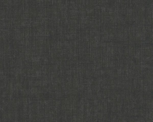 A.S. CRÉATION WALLPAPER «UNI, BLACK» 385963