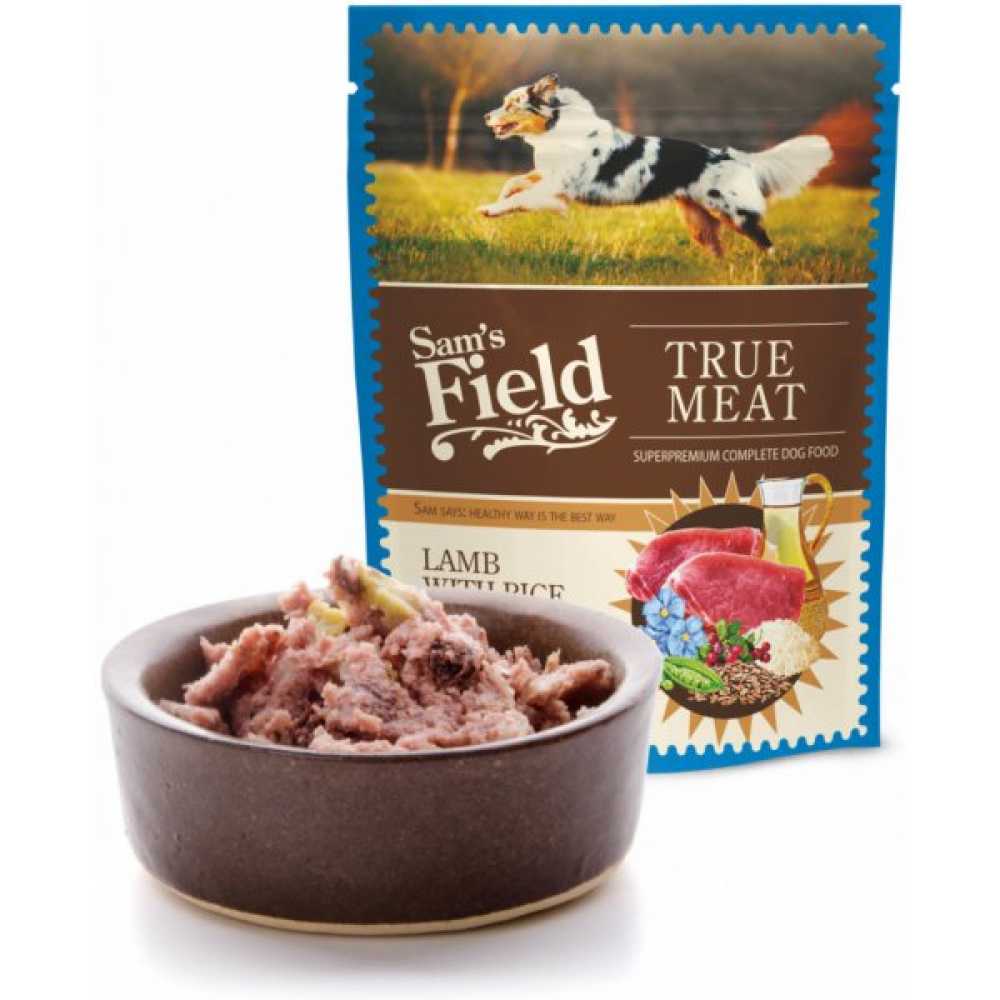 Sam's Field True Meat - Ćuretina, losos i brusnica 260g