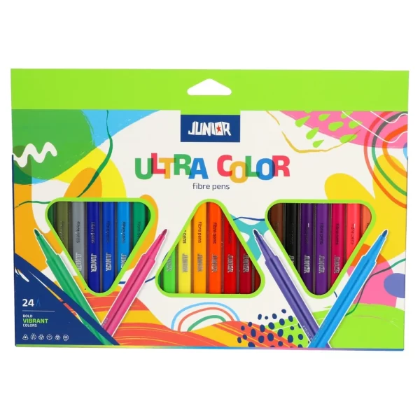 Ultra color, trouglasti flomasteri, 24K