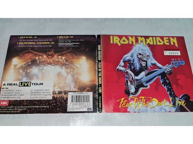 Iron Maiden - Fear of the dark, Live CDS , ORIGINAL