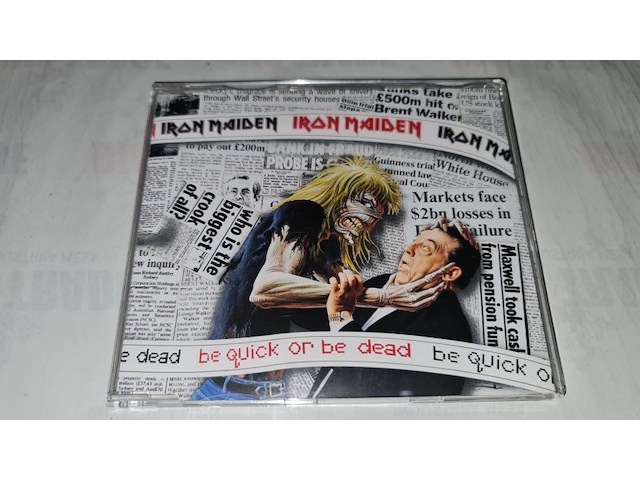Iron Maiden - Be quick or be dead CDS , ORIGINAL
