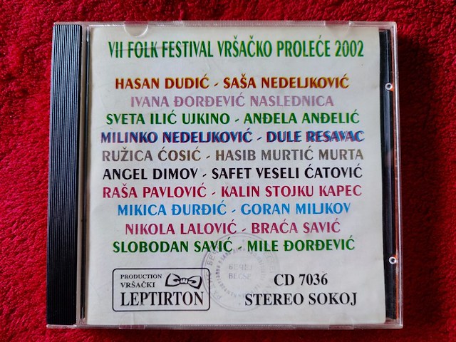Folk festival - vrsacko prolece 2002