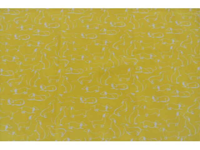 Kuhinjska krpa Yellow dogs 45x70cm