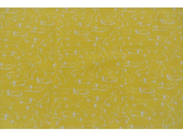 Kuhinjska krpa Yellow dogs 45x70cm