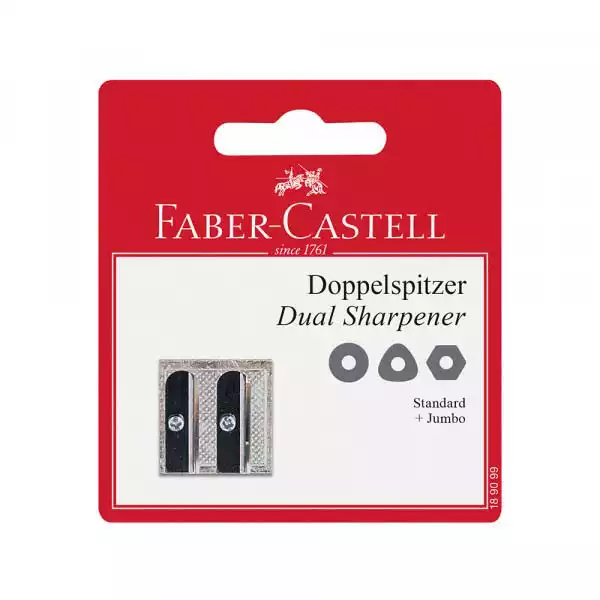 Faber Castell Rezač metalni Faber Castell dupli blister 263314 ( C013 )