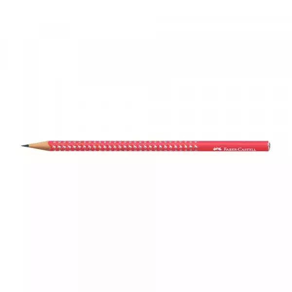 Faber Castell Grafitna olovka Faber Castel GRIP HB Sparkle candy cane red 118240 ( 4694 )