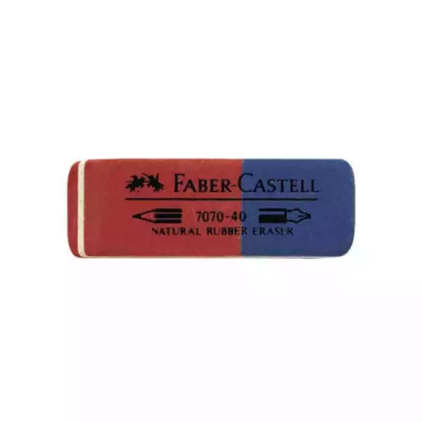Faber Castell Gumica Faber Castell crvena-plava velika (1/40) (01723) 187040 ( 3938 )