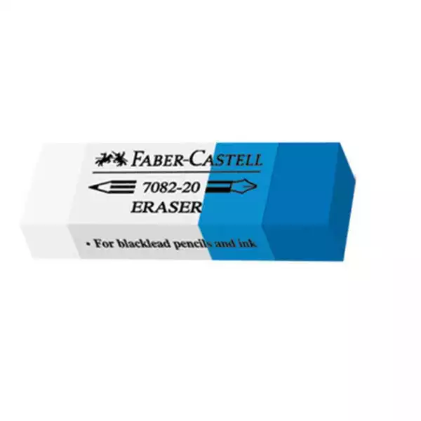 Faber Castell Gumica Faber Castell belo-plava za mastilo (1/20) 01719 ( 4293 )