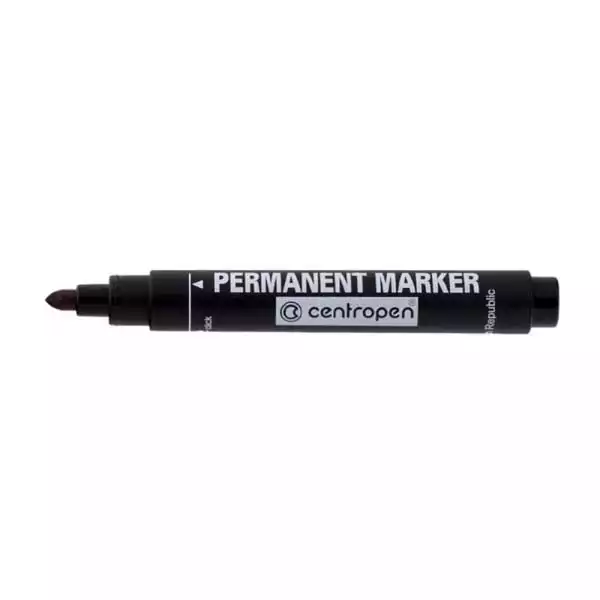 Centropen Permanent marker CENTROPEN 8566 2mm obli vrh crni ( 2533 )