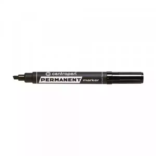 Centropen Permanent marker CENTROPEN 8576 2mm kosi vrh crni ( 2697 )