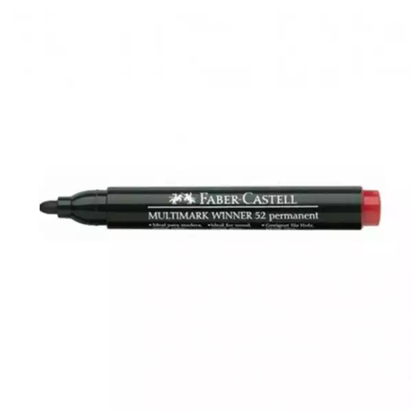 Faber Castell Permanent Marker Faber Castell crveni obli 52 13863 (157821) ( 3508 )