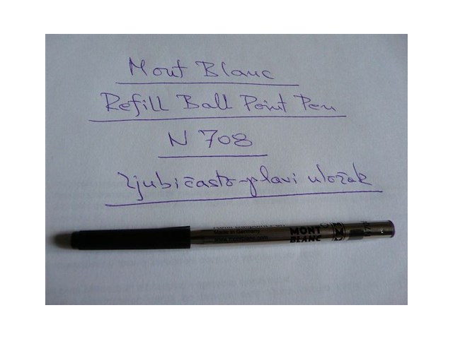 MONT BLANC Ballpoint Pen Refill N708 ljubičasti - nov