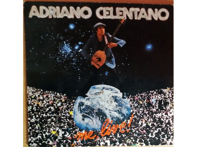 LP ADRIANO CELENTANO - Me, Live ! (1979) Germany, MINT