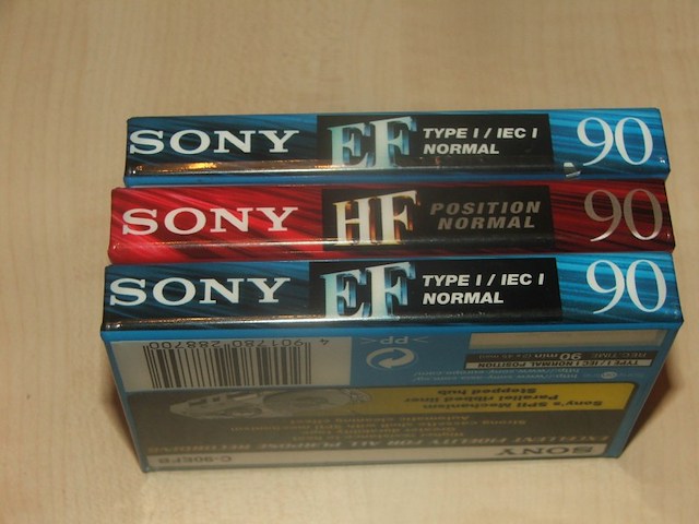 SONY / 3 KASETE / NOVO !