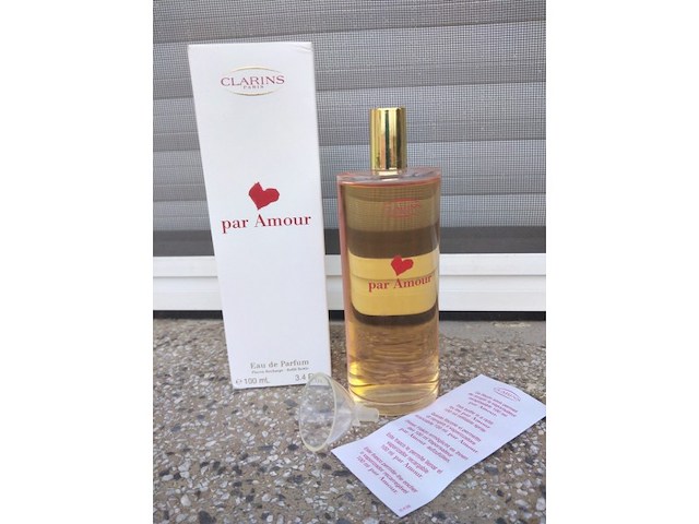 CLARINS PAR AMOUR -refill bottle-EDP 100ml ORIGINAL