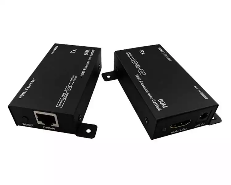 E-GREEN Adapter-Konvertor HDMI extender - RJ 45 cat5e6, 60m