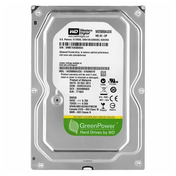 Hard disk WD Green Power AV 500GB
