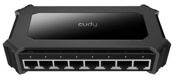 Cudy GS108D 8-Port Gbit desktop Switch, 8x RJ45 10/100/1000 (Alt.PFS3008-8GT-L)