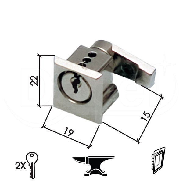 DAB- BRAVA, ZA METAL, 19X22X16MM, 2112/3398065