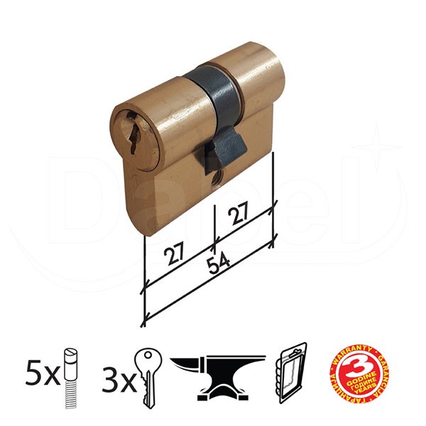 DAB- CILINDAR, 54MM, 2036/0106106